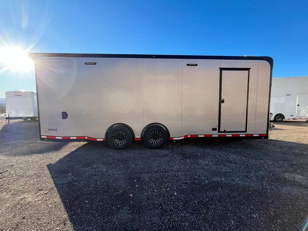 8.5 x 24 ATC ROM 550 Sport/Car Hauler - Silver Frost | Rimer's Trailers ...