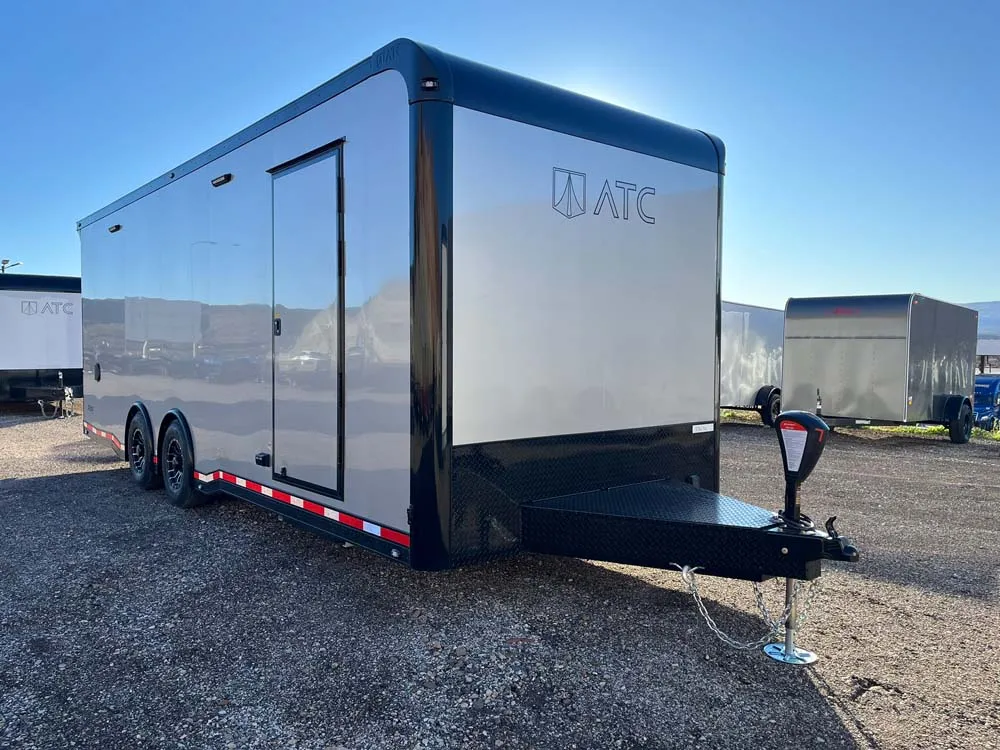 8.5 x 24 ATC ROM 550 Sport/Car Hauler - Silver Frost | Rimer's Trailers ...